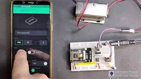 Wifi Door Lock Using Esp32 Cam And Blynk App Simple Iot Projects