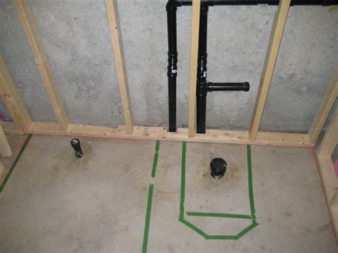 How To Finish A Basement Bathroom With Rough In Plumbing Openbasement