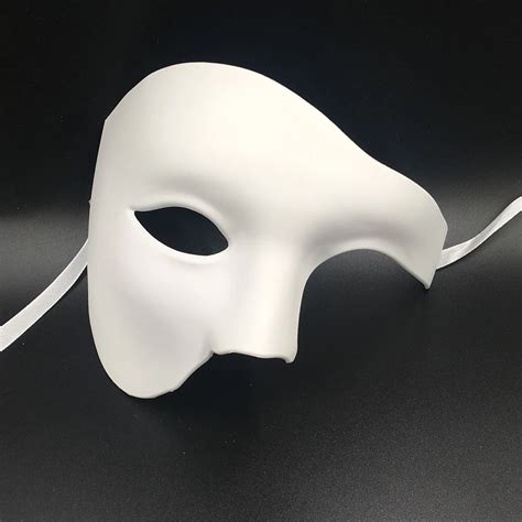 Золотая Маскарадная маска на половину лица Phantom, мужские вечерние ...