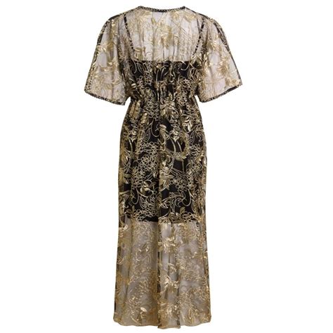Flutter Sleeve Lace Dress Sarvin Wolf And Badger