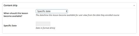 Content Drip Add On For LearnPress ThimPress
