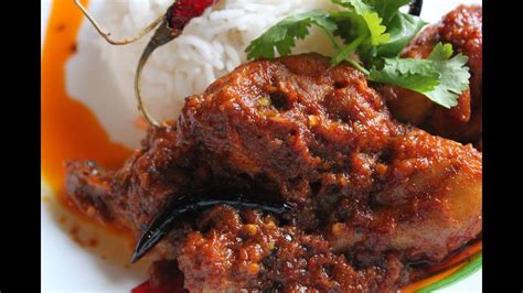 লঙ্কাপোড়া মুরগী Lonka Pora Murgi Chicken In Burnt Chili Sauce Novel Recipe First Time