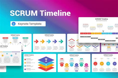 Scrum Timeline Keynote Template Presentation Template 133001