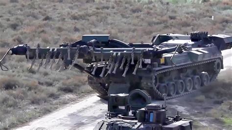 Keiler Mine Flail Tank Minefield Clearing Vehicle Youtube