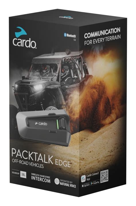 Cardo Packtalk Edge Orv Edition Headset Cycle Gear