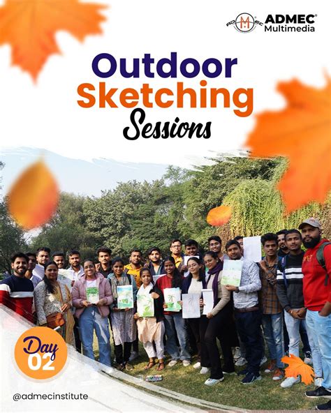 Admec Multimedia Institute On Linkedin Outdoor Outdoorsketching Outdoorsketchingsessions