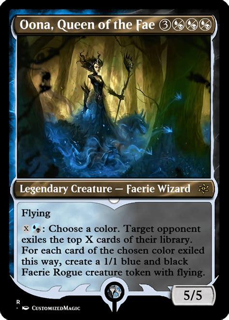 Oona Queen Of The Fae Magic The Gathering Proxy Cards