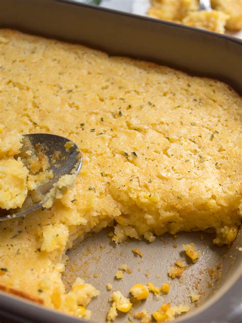 Easy Baked Corn Pudding The Perfect Thanksgiving Side Dish Midwest