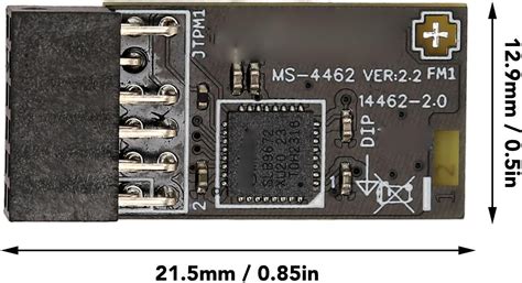Gowenic Tpm 2 0 Module Tpm Spi Module 12pin Encryption India Ubuy