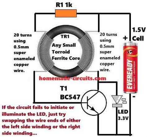 Joule Thief Battery Earth