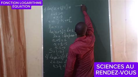 Fonction Logarithme NÉpÉrien Équation Youtube