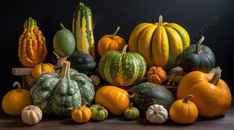 Plate Of Gourds And Their Different Colors Background Pictures Of Different Types Of Squash