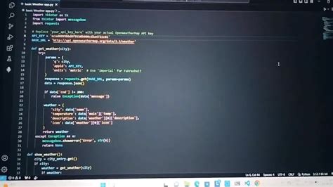 [video] tina bhatnagar on linkedin python weatherapp openweathermap