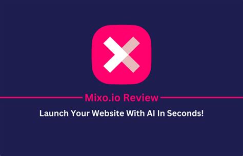 Mixo Io Review 2024 The Best AI Website Builder