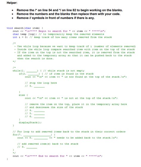 Solved In The Stack Program Stack Assignment Cpp Available Chegg