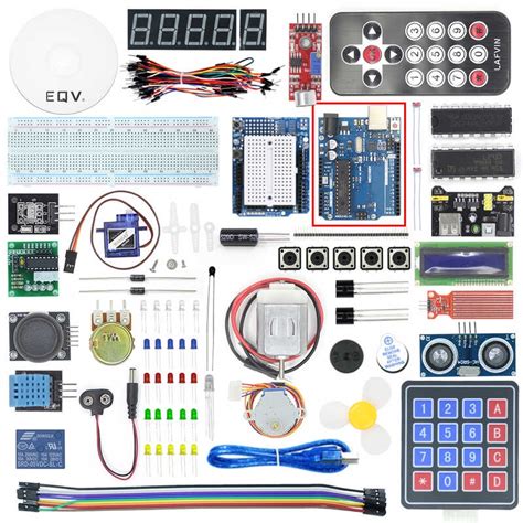 eqv super starter kit para sa arduino uno r3 uno r3 breadboard step