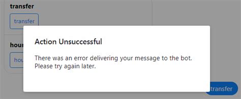 Postback Facebook Messenger Button Error Action Unsuccessful There