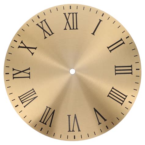 HOMEMAXS Wall Clock Dial DIY Clock Dial Numeral Clock Dial Metal Replacement Clock Dial Part