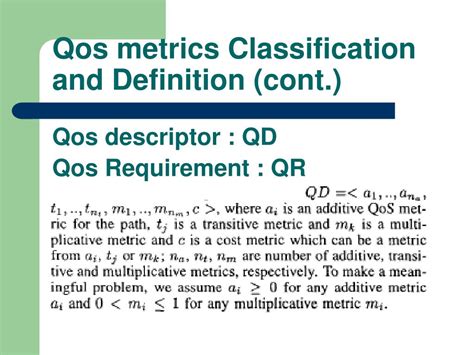 Ppt Smart Forwarding Technique For Routing With Multiple Qos Constraints Powerpoint