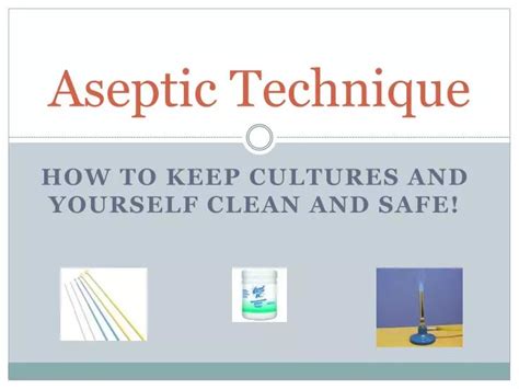 PPT Aseptic Technique PowerPoint Presentation Free Download ID