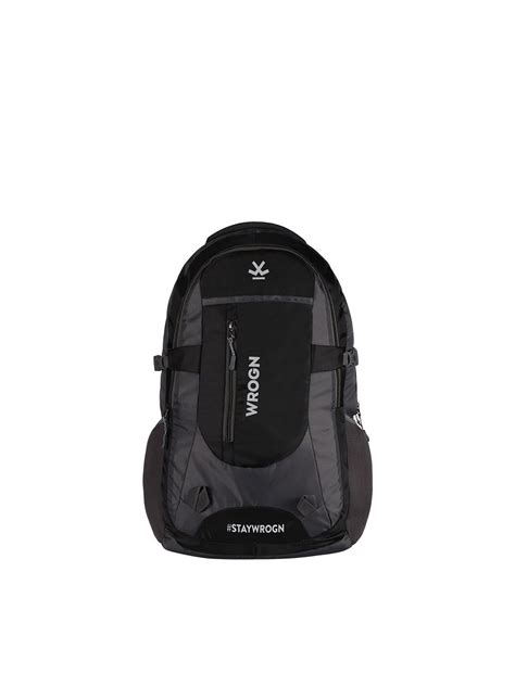 Wrogn Brand Logo Laptop Backpack Price History