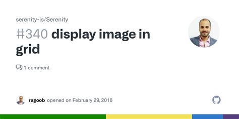 display image in grid · issue 340 · serenity is serenity · github