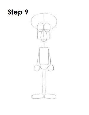 How To Draw Squidward