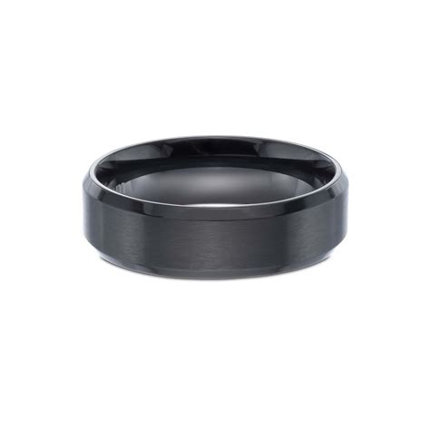 Titanium Black Ip Wedding Band