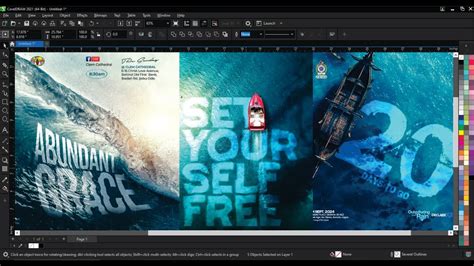 How To Create Most Creative Water Text Effect In Coreldraw Tips And Tricks For Beginners Youtube