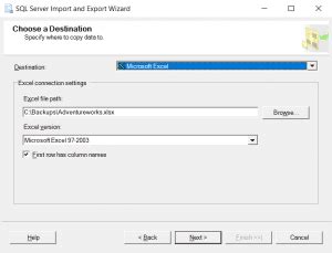 How To Export Data From A Bak File To Excel SqlBak Blog