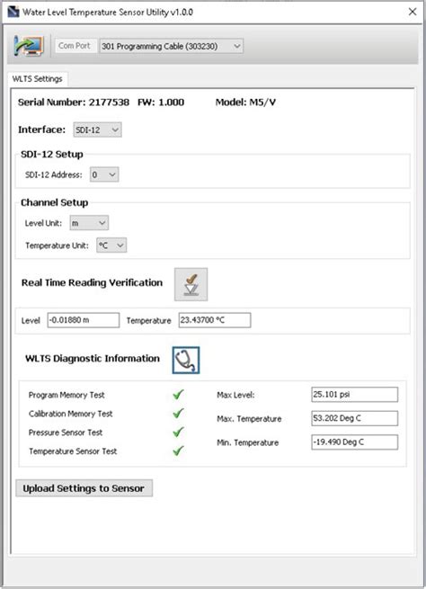 301 Sdi 12 User Guide 2 2 Programming Wlts Water Level Temperature Sensor Sdi 12
