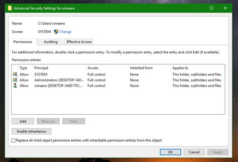 How To Add Advanced Security To Context Menu In Windows 10