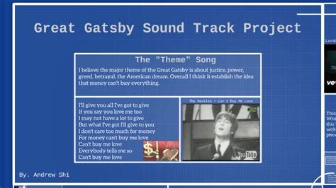 Great Gatsby Sound Track Project By Andrew Shi On Prezi