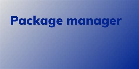 Package Manager Linux Audit