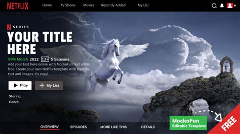 Netflix Template Free Download Mockofun