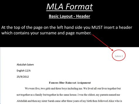 PPT MLA Format PowerPoint Presentation Free Download ID 2199287