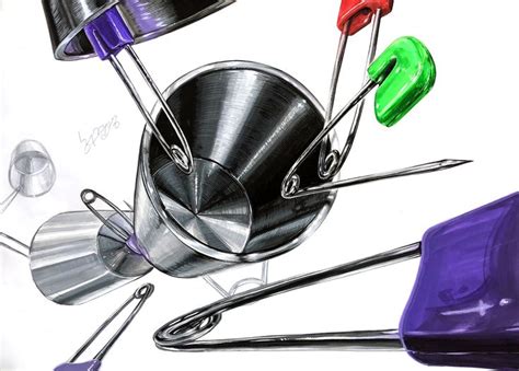 금속옷핀동래비투비비투비미술학원 기초디자인 개체묘사 건국대 개체질감반사체금속질감개체묘사 사실표현 부산입시미술학원