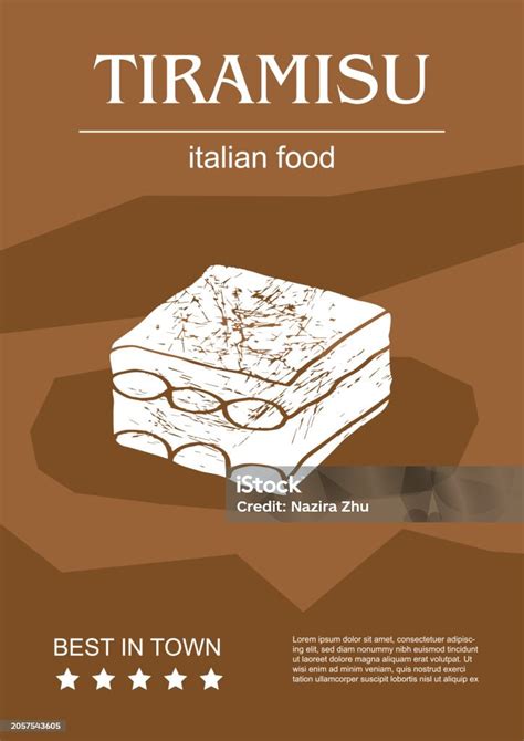 이탈리아 음식 세트 벡터 일러스트 레이 션입니다 새겨진 티라미수 전통 요리의 묶음 수제 및 레스토랑 저녁 식사 요리와 이탈리아