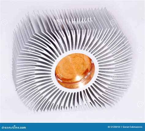 Computer Processor Cooling System Stock Image