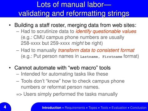 Ppt Topes Enabling End User Programmers To Validate And Reformat Data Powerpoint Presentation