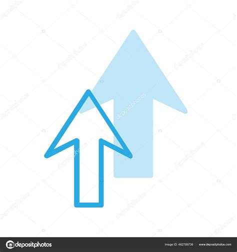 Arrow Direction Move Icon Outline Style Stock Vector By ©iconfinder