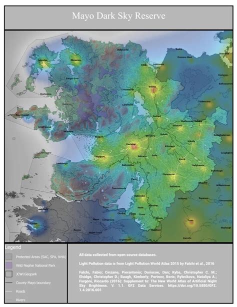 Mapping Light Pollution Archives Mayo Dark Sky Park