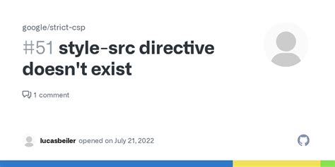 Style Src Directive Doesn T Exist Issue Google Strict Csp GitHub
