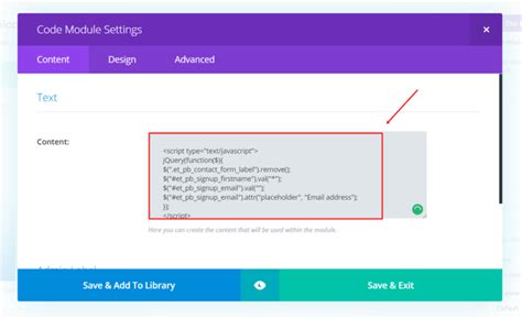 How To Remove The Name Fields Of The Divi Email Optin Module