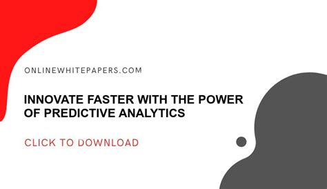 A Complete Guide On Predictive Analytics Techfunnel