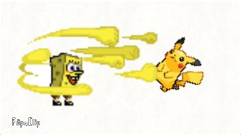 Spongebob Vs Pikachu Cartoon Fights Youtube