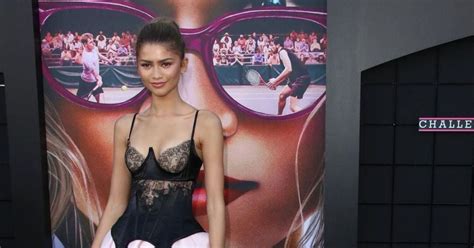 Zendaya Dazzles In Custom Vera Wang Gown At ‘challengers La Premiere