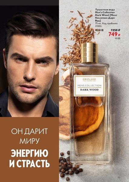 42518 (30059) - Туалетная вода Men's Collection Dark Wood, 75 мл (Менс ...