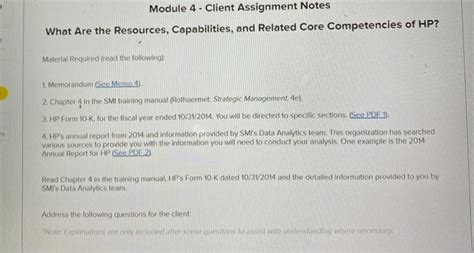 solved module 4 client assignment notes what are the
