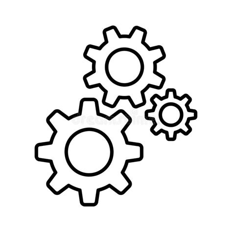 Setup Configuration Maintenance Icon Stock Illustration